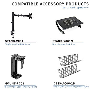 VIVO Electric Height Adjustable 60 x 24 inch Stand Up Desk, Espresso Solid One-Piece Table Top, Black Frame, Standing Workstation with Elegant Touch Screen Controller, DESK-KIT-2E6E