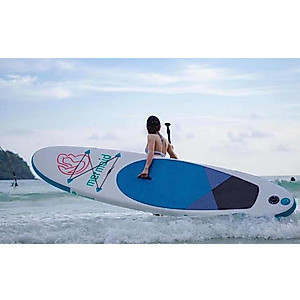 YASKA Inflatable Paddle Board for Adults, Stand up Paddle Board with Premium SUP Accessories Fin, Leash, Hand Pump, Backpack for Adult（Blue）