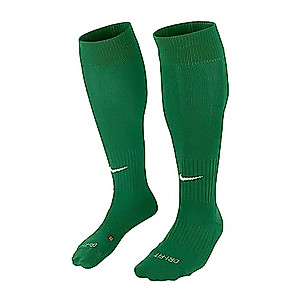 NIKE Men's U Classic Ii Cush OTC-Team Socks, Green, Youth Large / 11-13