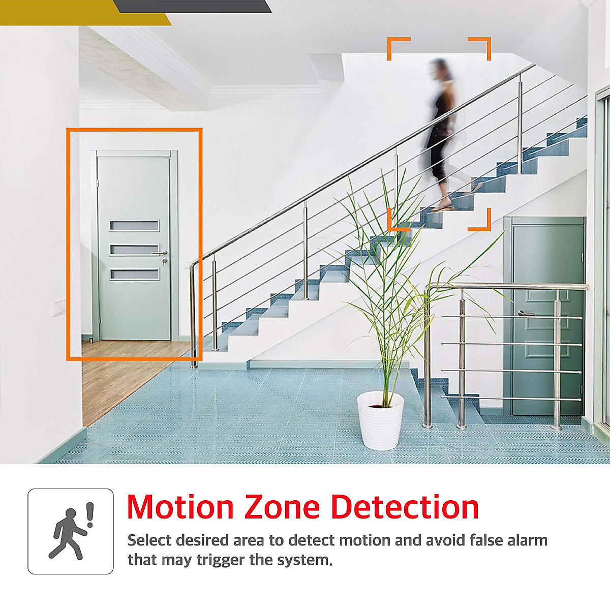 Wisenet SDC-89445BF 5MP CCTV Surveillance Weatherproof Bullet Security Camera 82ft IR Distance Plastic Housing 3.6mm Lens 104° Wide Angle (Quad Pack)