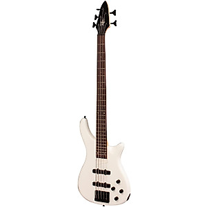 Rogue LX205B 5-String Series III Electric Bass Guitar Pearl White