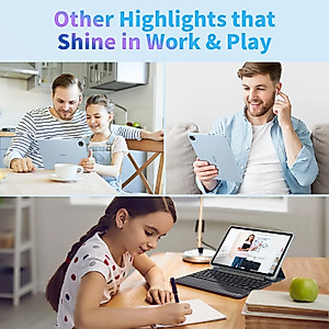 Blackview Android 13 Tablet - 10.1 Inch Screen Tablet, 6GB RAM 64GB ROM 1TB Expand, Dual Camera 5MP, WiFi 6, 6580mAh Android Tablet, Google Play Parent Control Kids Tablet, Blue