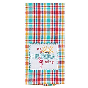2 Piece Kay Dee Home State of Florida Embroidered Kitchen Towel Bundle
