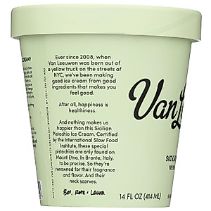 VAN LEEUWEN Pistachio Ice Cream, 14 FZ