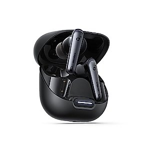 soundcore by Anker Liberty 4 NC Wireless Noise Cancelling Earbuds, 98.5% Noise Reduction, Adaptive Noise Cancelling to Ears and Environment, Hi-Res Sound, 50H Battery, Wireless Charging (Renewed)