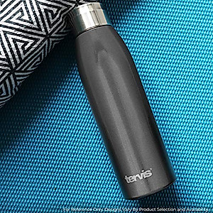 Tervis Christmas Gnomes Pattern Holiday Triple Walled Insulated Tumbler Cup Keeps Drinks Cold & Hot, 17oz Water Bottle, Stainless Steel