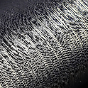 Moyishi Black Wood Grain Boeing Film Vinyl Self Adhesive Counter Top Peel and Stick Wall Decal 15.7''x118''