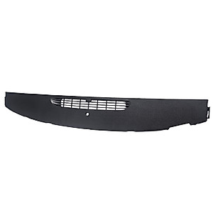 ECOTRIC Molded Front Dash Compatible with 2007-2013 Cadillac Escalade, Avalanche/Silverado/Suburban/Tahoe, GMC Sierra/Yukon Replace for 23224733 Defrost Vent Grille Cover Black