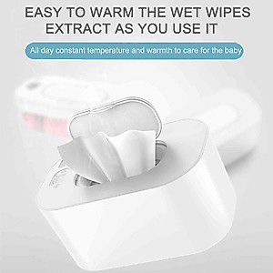 Aiend Baby Wipe Constant Temperature Warmer Baby Diaper Warmer Baby Wet Wipe Dispenser Portable Heat Preservation moisturizer Power by USB Adapter Carefully