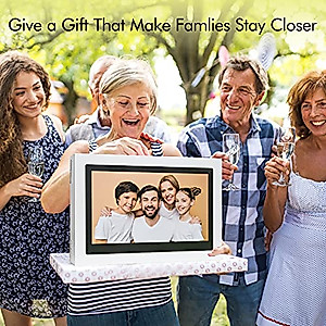 FRAMEO 15.6 Inch FHD Digital Photo Frame WiFi, MARVUE Vision 15 Smart WiFi Electronic Digital Picture Frame Large Touch Screen&16GB Storage,Easy Setup to Share Video and Photos from Anywhere