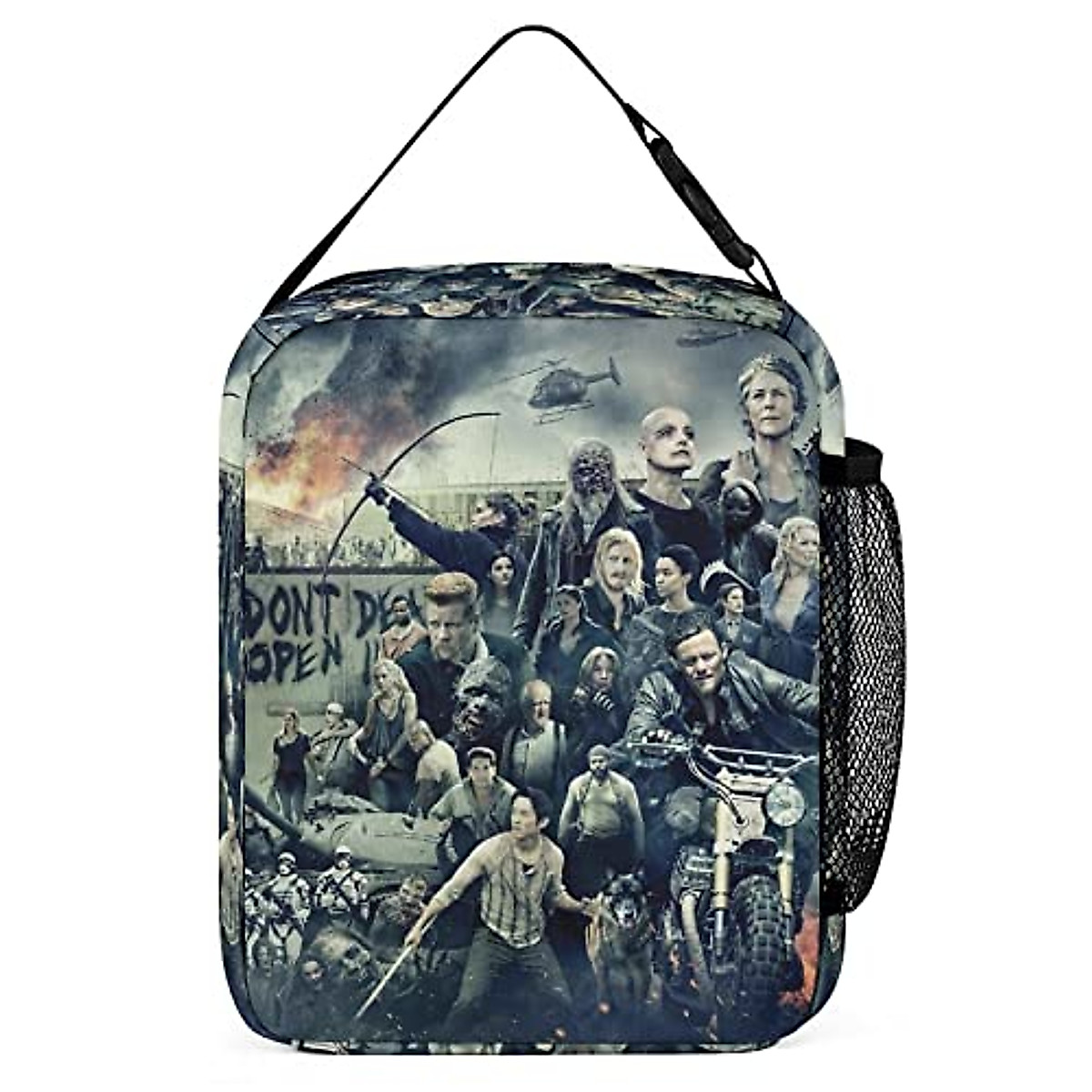 Leakproof Portable Insulation Lunch Tote The Apocalyptic Walking Horror Drama Dead Lunch Bag Gourmet Cooler Pouch Warm Pouch for Parties Lunch Box Storage Organizer