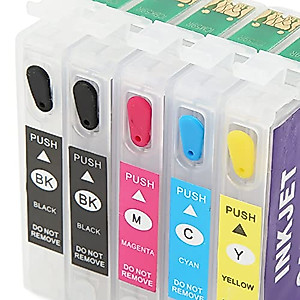 FTVOGUE 5PCS Ink Cartridge,Printing Accessory Desktop Photo Printers T1151 T1151 T1032 T1033 T1034 for Home