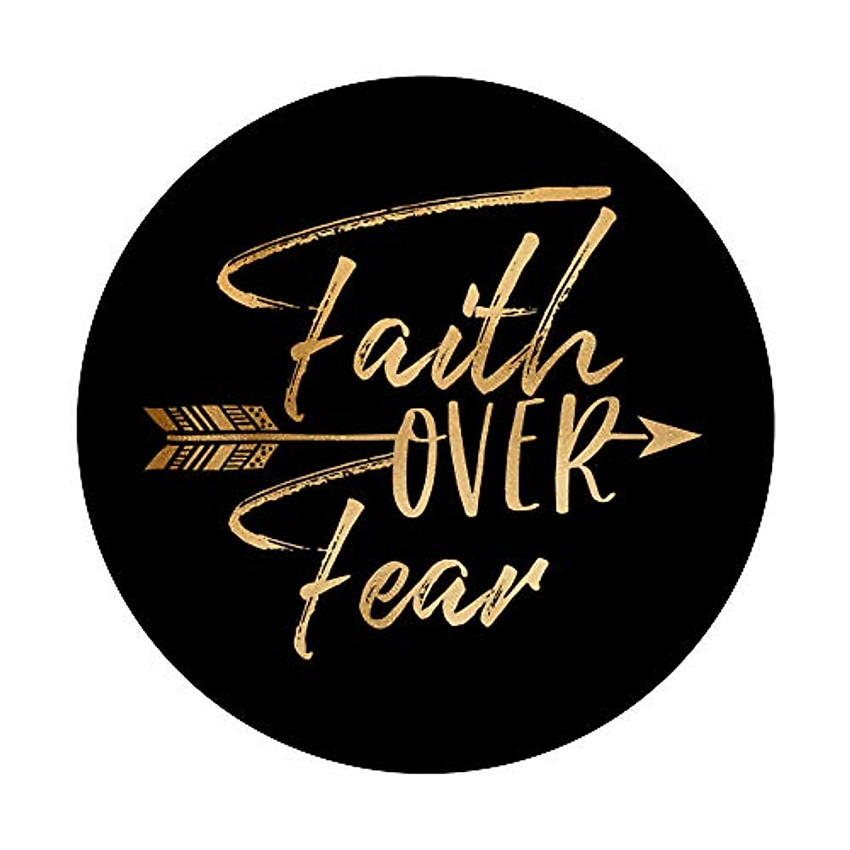 Faith Over Fear Psalms 118 Bible Verse Scripture Verse Gift PopSockets PopGrip: Swappable Grip for Phones & Tablets