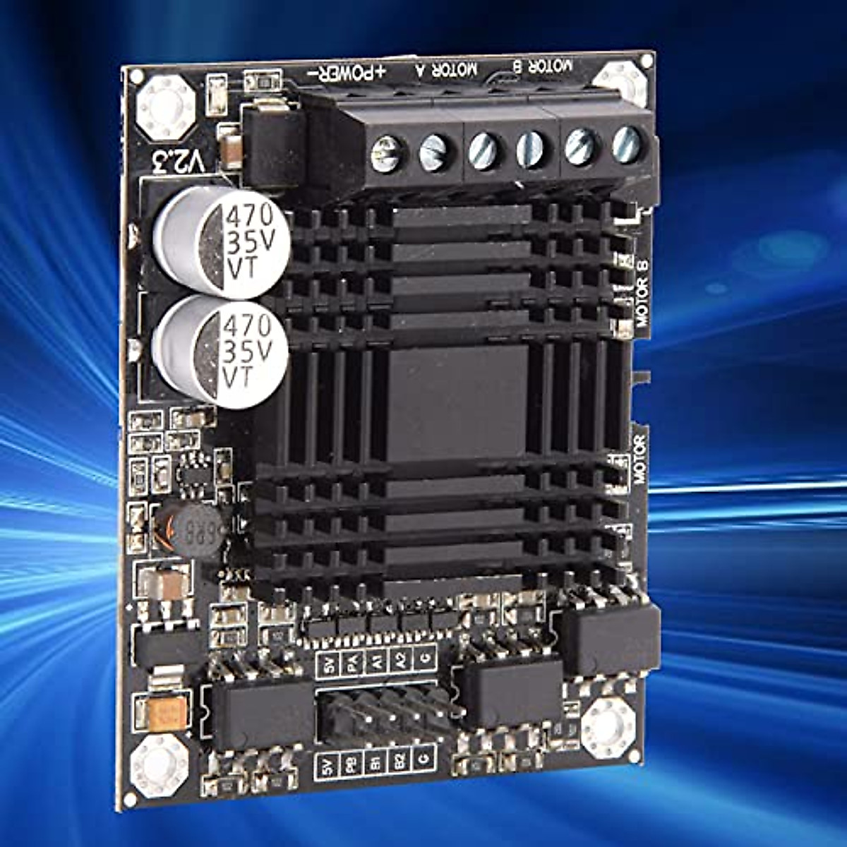 Motor Driver Module, Anti Interference Double Channel Stable Motor Control Driver Module for Robot Competition