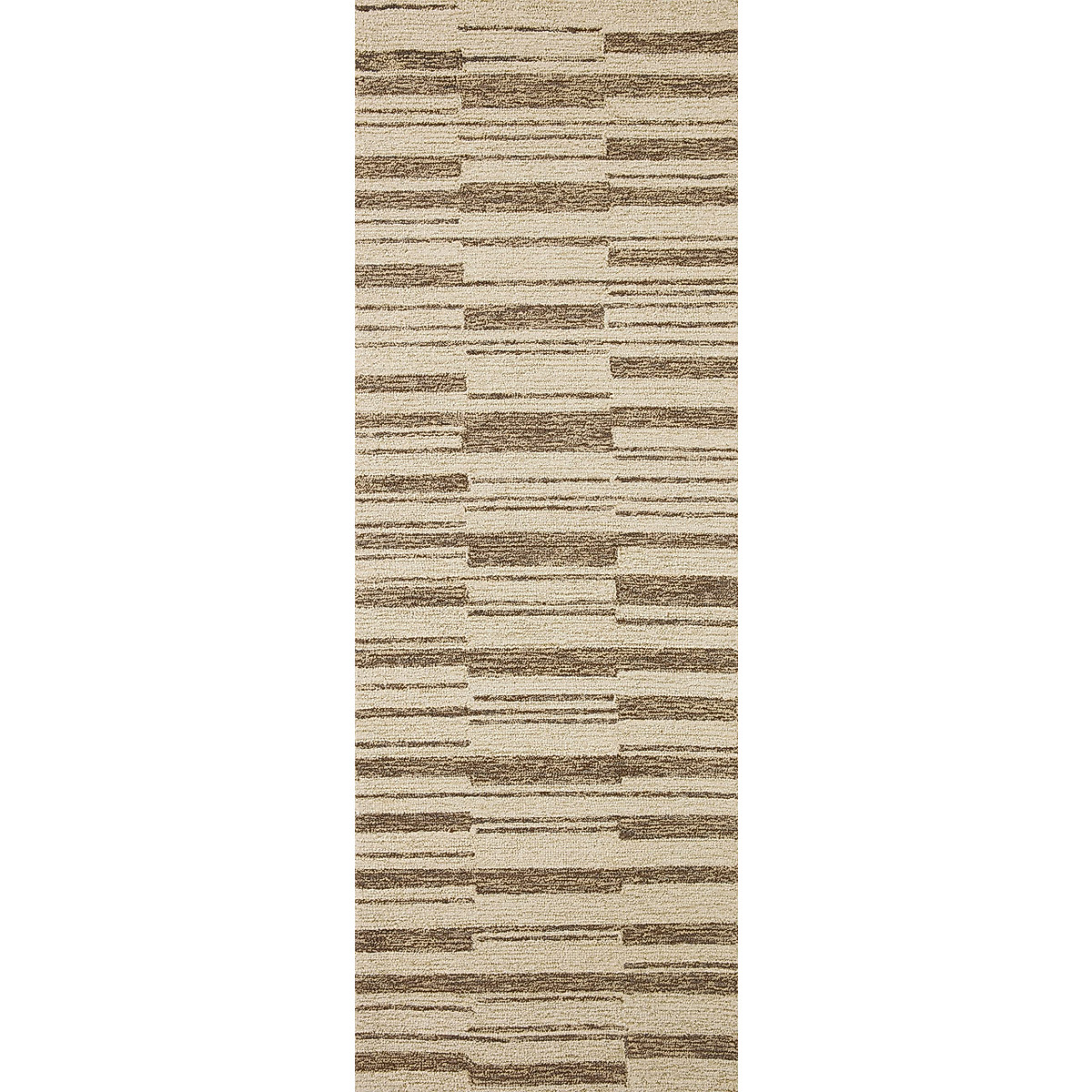 Loloi Chris Loves Julia x Polly Beige/Tobacco 2'-0" x 5'-0" Accent Rug