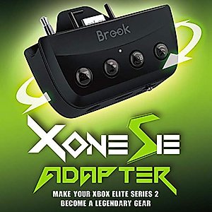 Brook Xone SE Adapter - Type C Version, for XB Elite Series 2 and XB X/S Controllers on XB X/S, Switch, PS4 Gaming Consoles and PC(XID), Supports Motion Control, Turbo, Remap, Audio Function
