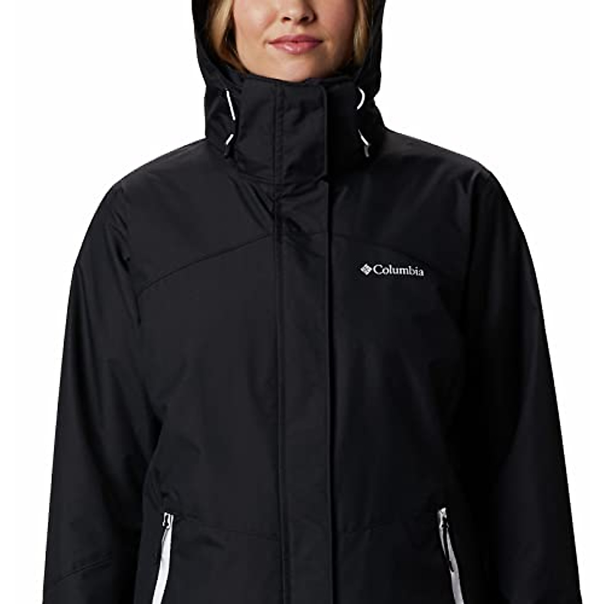 Columbia Women’s Bugaboo II Fleece Interchange Winter Jacket, Waterproof & Breathable, Black, Large