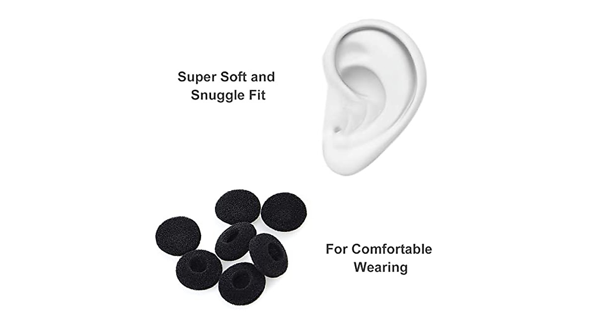 40 Pack Foam Earbud Earpads for Ultimate Comfort