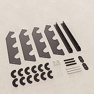 AKYEN Dumbbell Rack, Weight Rack for Dumbbells Compact A-Frame 3-Tier Home Gym Space Saver