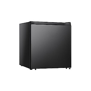 GOVIDA COOLHOME 1.6 Cu. ft. Single Door Mini Fridge, Black