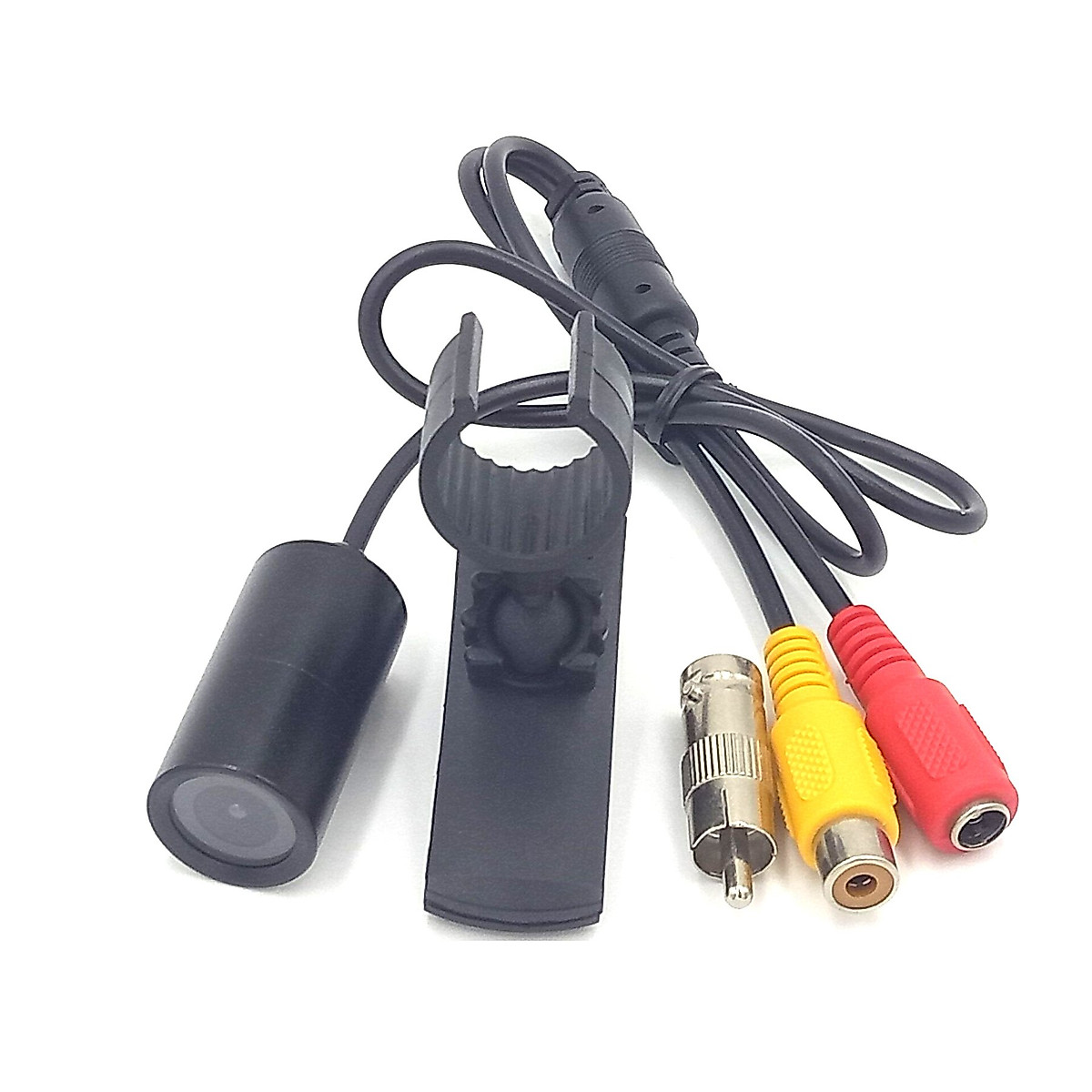 CNDST CCTV Hd Mini Bullet Security Camera 1200TVL 2.8mm Wide Angle Lens with Bracket Small Indoor Outdoor Surveillance Camera Analog Camera(DST-190CW)