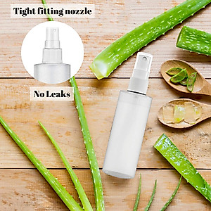 JND Plastic Spray Bottle Fine Mist – Refillable, Reusable, Portable Sprayer, Travel Size, Leak Proof for Household Use, Essential Oil, Cleaning Solution and Perfume (10 Pack, 120 ml) (4oz - 10 pack)