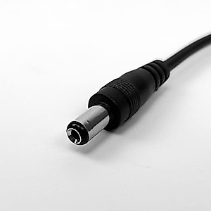 Godtone Guitar Effect Pedal Power Supply DC Cable 5.5 x 2.1mm Power Lead/Cord(24 inch, 8 Pack), Male to Male Connector Plug Wire Adapter