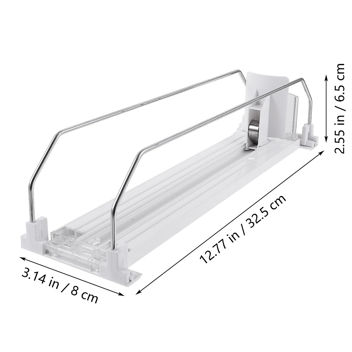 Kichvoe Drinks Soda Can Dispenser for Refrigerator Automatic Pusher Glide Supermarket Pusher Beverage Glide Fridge Bottle Can Holder for Bottled Water Beer Putter