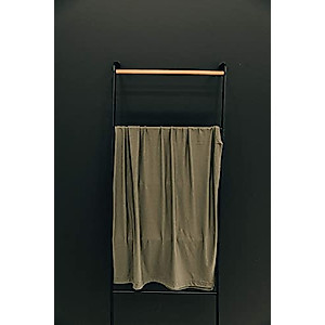 Mebie Baby Olive Stretch Swaddle, Modern and Neutral Swaddle Blanket for Baby Girl or Boy, Soft Baby Blankets, Newborn Swaddle Blanket, 0-3 Month, Comfy Wrap, Baby Essentials & Gifts (47" x 47")