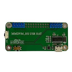 AURSINC MMDVM Hotspot USB HAT Board for Simplex & Dual Band Hotspot & Modem RPT Hat Support DMR DSTAR BlueDV | Compatible with Windows Linux Android System | BER, DMR, TX & TCXO offset | MicroUSB Port