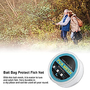 Trap Bait Bag PVA, at All Seasons Bait Bag Protect Fish Net Accessory Tools for Nesting(25mm*5m)
