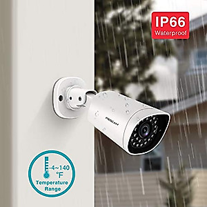 Foscam PoE Ultra HD 2K 4MP IP Camera, Outdoor/Indoor Security Video Surveillance Camera,AI Human/Motion Detection & Alert Notification,66ft Night Vision with 30 IR-LEDs,2-Way Audio & IP66 Waterproof