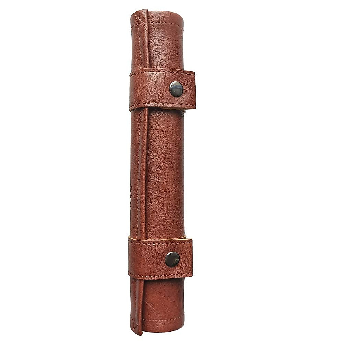 Scroll Dice Tray DIce mat Holder Storage Pouch Rolling Mat DND D and D Dungeons & Dragons Game Dice with Zippered Holds up to 14 Metal Plastic Polyhedral Dice Accessories (Brown)