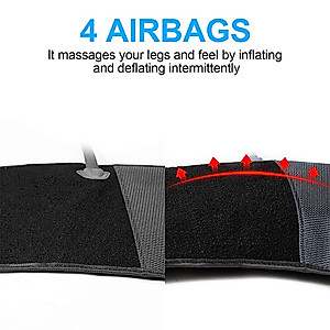 CINCOM Leg Massager for Circulation and Pain Relief, Air Compression Calf Massager with 2 Modes 3 Intensities Helpful for RLS Edema and Muscles Relaxation Gifts - FSA HSA Eligible