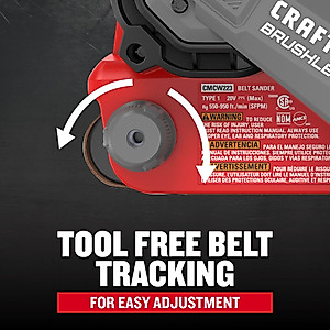 CRAFTSMAN V20* Brushless Rp Belt Sander (CMCW223B)