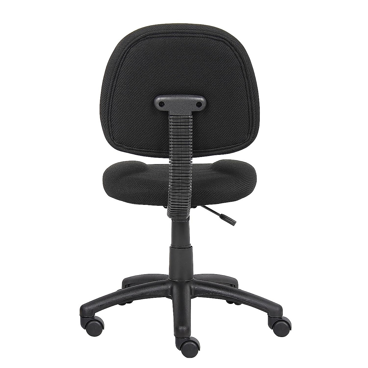Boss Office Products Nylon Black Boss Office Deluxe Posture Chair, 25" W x 25" D x 35-40" H