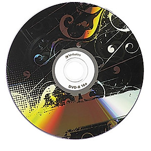 Verbatim 97503 DVD-R 4.7GB 16x Kaleidoscope Recordable Media Disc - 20 Disc Spindle - Assorted Colors