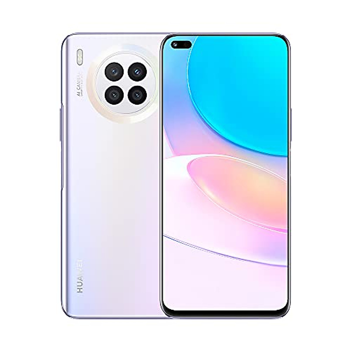 Huawei Nova 8i Dual-SIM 128GB ROM + 6GB RAM (GSM Only | No CDMA) Factory Unlocked 4G/LTE Smartphone (Moonlight Silver) - International Version