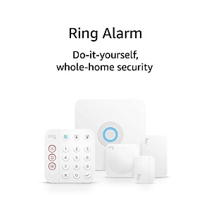 Certified Refurbished Ring Alarm 5-piece kit (2nd Gen) – home security system with optional 24/7 professional monitoring – Works with Alexa