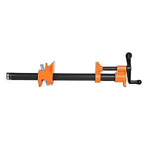 PONY 50 Clamp Fixture for 3/4 Inch Black Pipe & Wood Glue Dispenser, 16 Oz Btl, Drip less