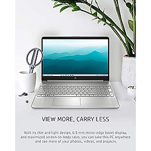HP 15 Laptop, AMD Ryzen 3 3250U Processor, 8 GB RAM, 256 GB SSD Storage, 15.6-inch HD Micro-Edge Display, Win 10 Home, Long-Lasting Battery, HP Fast Charge, 720p Webcam (15-ef1021nr, 2020) (Renewed)