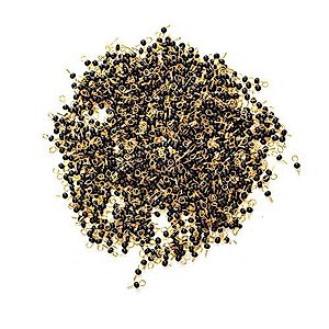 Comimark 100Pcs Black Gold Tone Soldering PCB Board Breadboard Test Point Pin