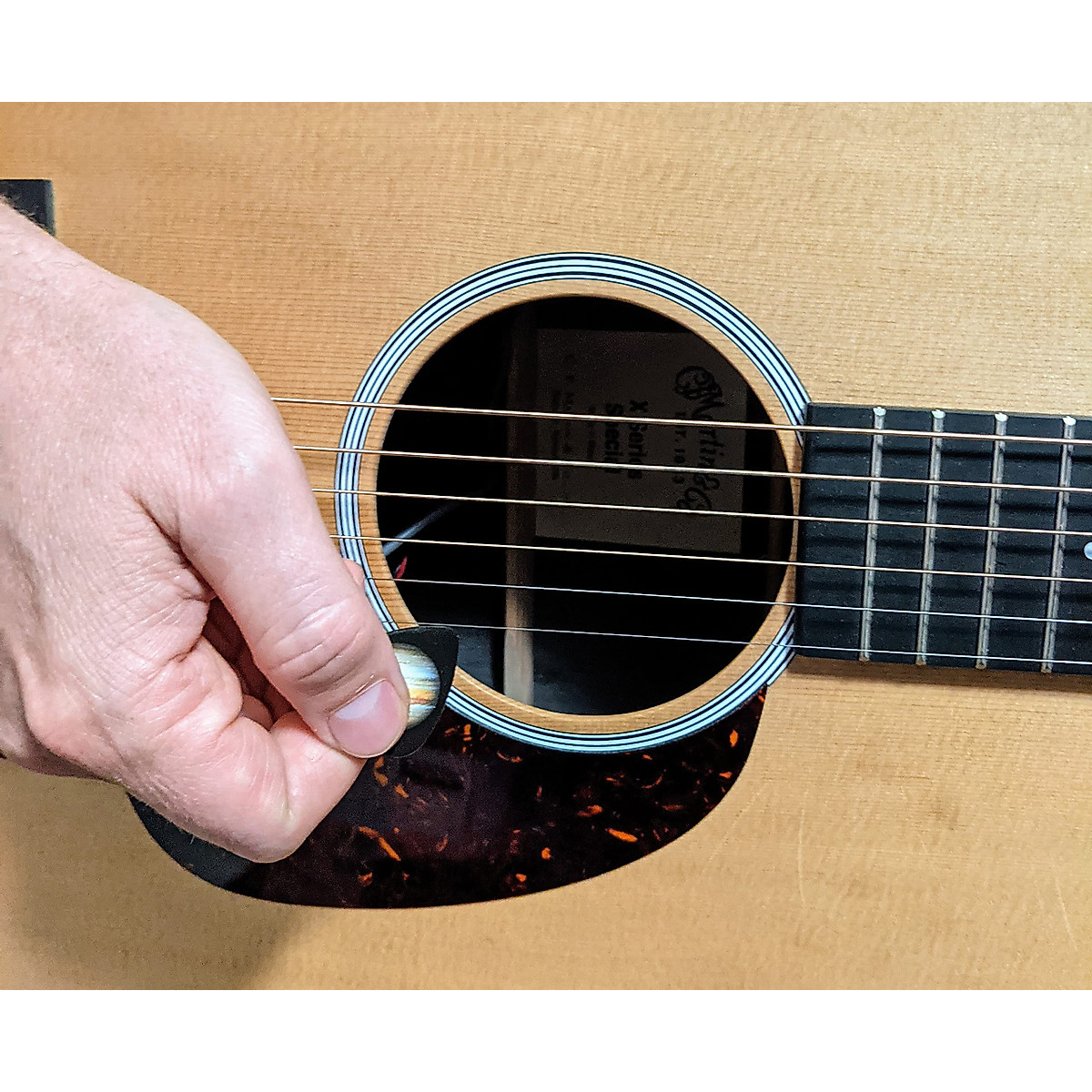 14-Pack Space Universe Guitar Picks Medium .71mm Pack of 14 Epic Guitar Picks with BONUS Guitar Pick Holder (will be random color) Leather Guitar Pick Keychain Holder and Tin Carrying Storage Case