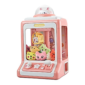Harilla Small Claw Machine,Kids Arcade Claw Machine, Pink