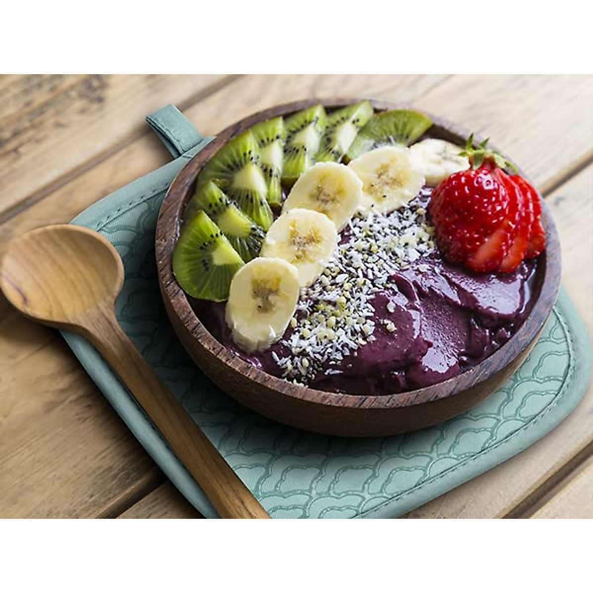 Tuff4ever Pot Holders with Pockets and Non-Slip Silicone Grip, Heat Resistant Hot Pads for Kitchen Baking Cooking 8 Inches 2 Pcs