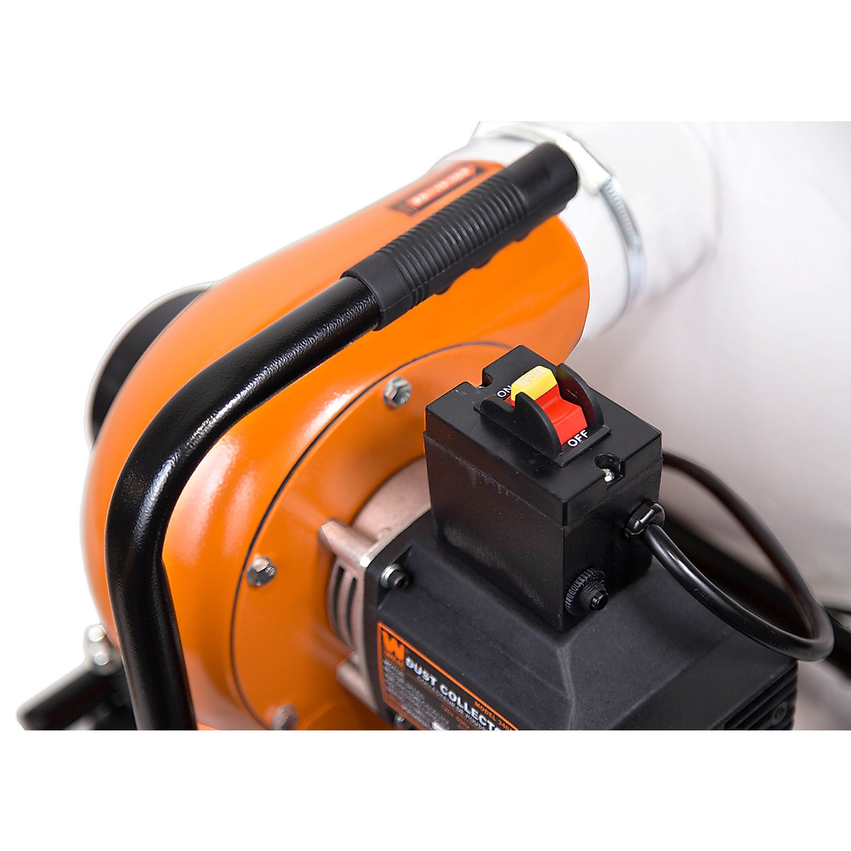 WEN DC3401 5.7-Amp 660 CFM Rolling Dust Collector with 12-Gallon Bag and Optional Wall Mount , Black