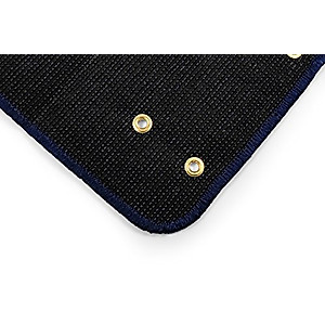 Camco 42937 RV Step Rug ( Premium Wrap Around , Turf Material (22" x 20") - Blue)