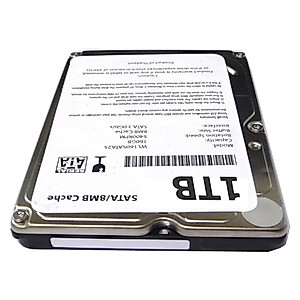 Generic 1TB 1000GB 2.5 Inch (9.5mm)Sata Laptop Internal Hard drive 5400 RPM For Laptop/Mac/PS3 (1TB)
