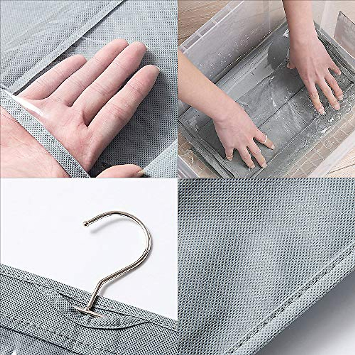 DIOMMELL Purses Hanger Hanging Handbag Organizer Bags Storage Holder for Closet with 6 Larger Pockets