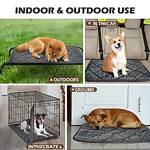 ARGOPET Self Warming Cat Bed (20"x16") Self Heating Cat Mat Warm Thermal Pet Pad with Anti-Slip Bottom Machine Washable Dog Crate Pad for Outdoor and Indoor Pets.